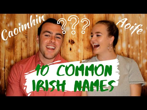 10 COMMON IRISH NAMES | CORRECT PRONUNCIATION