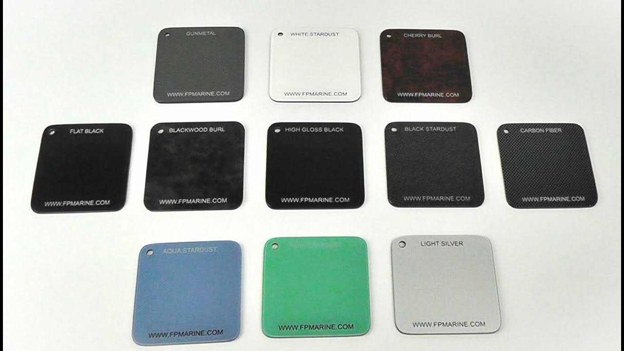 Dash Panel Color Choices: FP Marine