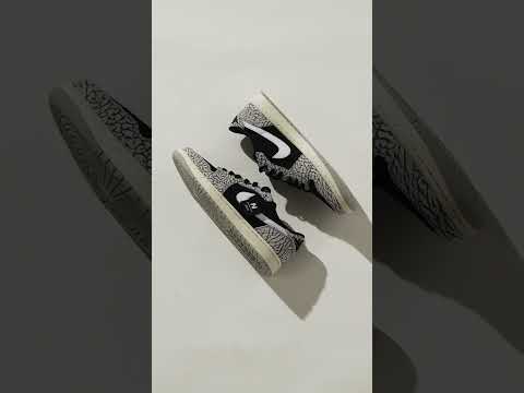 Unboxing the Nike Air Jordan 1 Retro Low 'Black Cement'! #novelship #sneakers