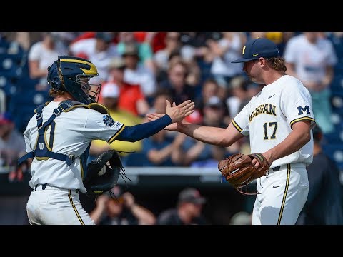 Michigan baseball takes down Texas Tech in opening round | 2019 CWS