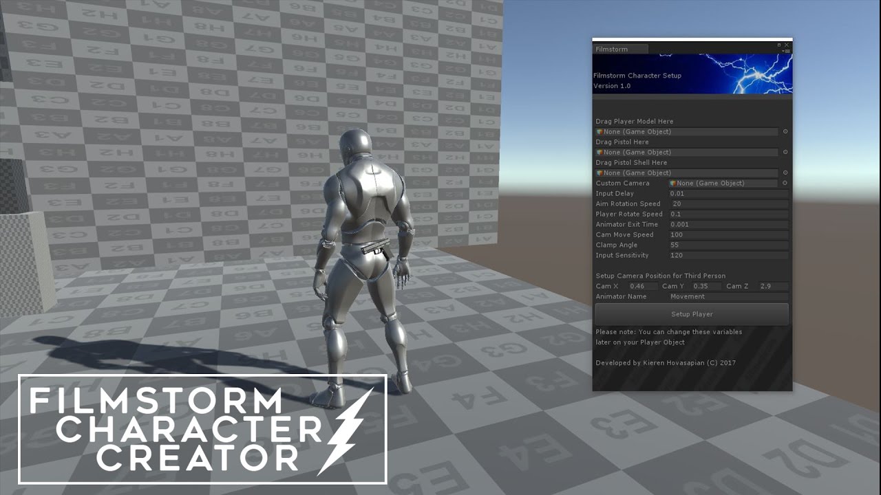 Filmstorm Character Creator - Fully Automated Third Person Setup Plugin #filmstorm