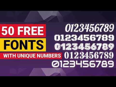 50 Free Google Fonts for Unique Number Styles