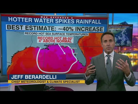 Meteorologist: Debby a 1 in 200 Year Rain Event, Due to Warm Gulf ...