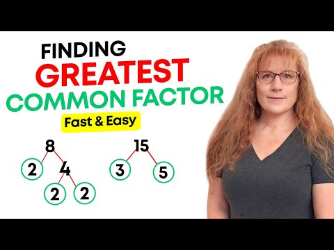 How To Find The Greatest Common Factor