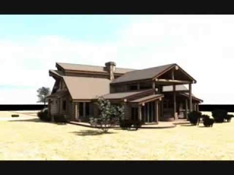 The Park City: Log Home Design by Gravitas: Ski Chalet Plan - Equestrian Home