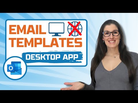 How to Create HTML Email Template in Outlook - Email Template Tutorial - Desktop App Only [2025]