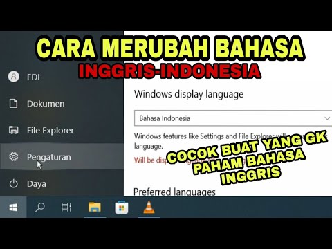 Cara mengubah tampilan bahasa di Laptop menjadi bahasa indonesia
