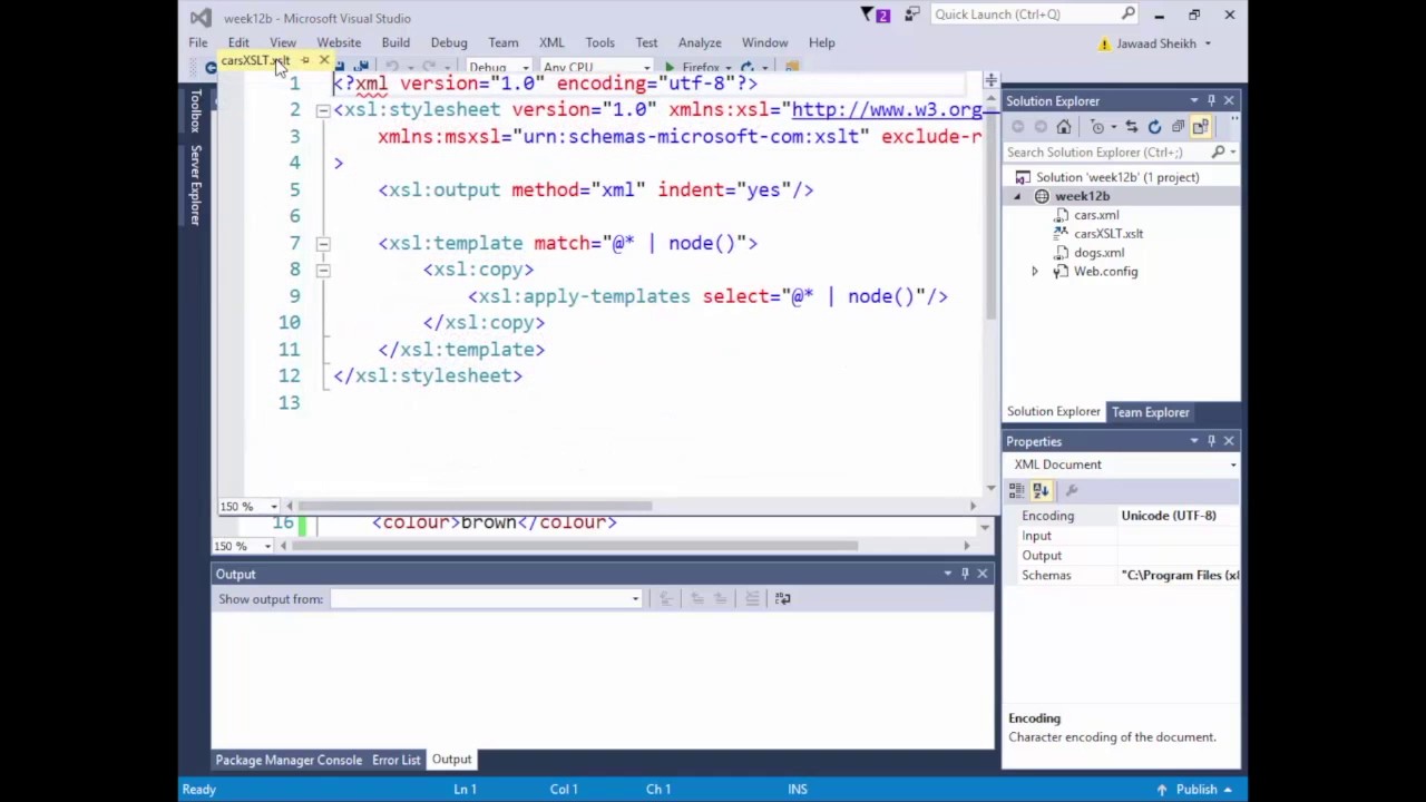 Learn ASP.NET Module 6 - XML