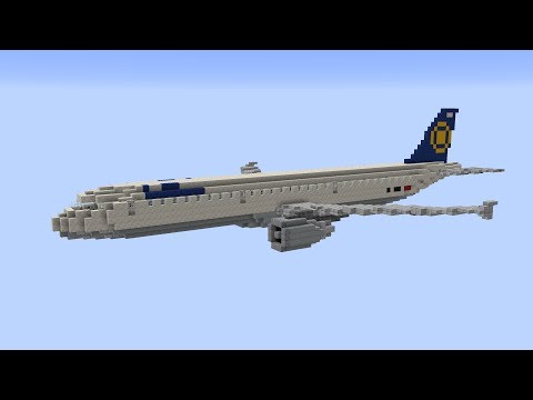 F'n'A Gaming Airbus A321 & A321neo Lufthansa Minecraft Map
