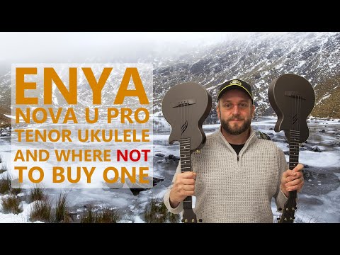 Enya Nova U Pro Tenor Ukulele - Acoustic and Electro Demo, and where to buy one