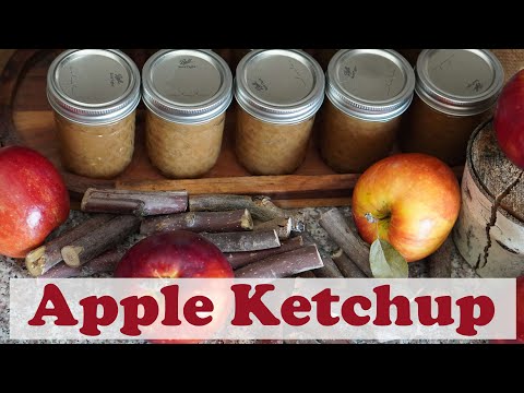 Apple Ketchup Canning Recipe [Fruit Ketchup]