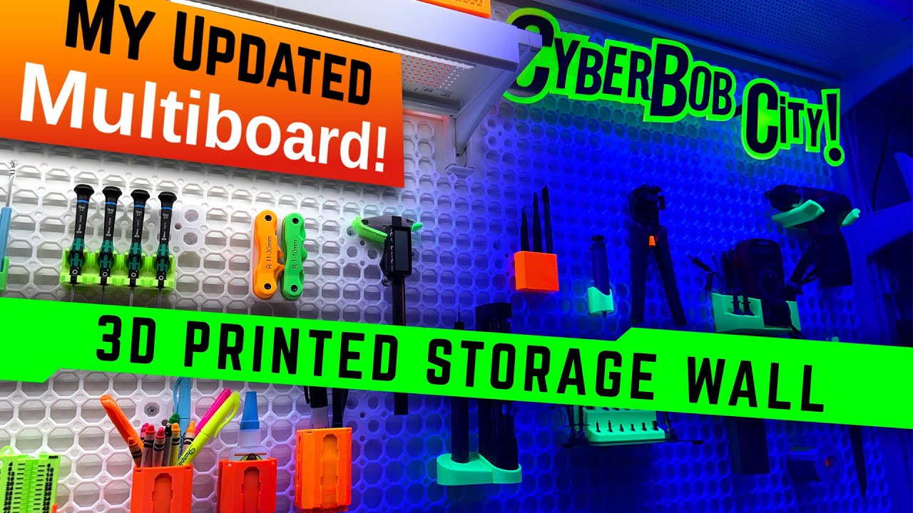 ULTIMATE 3D Printed Storage Wall - It's Multiboard! - Part 1
