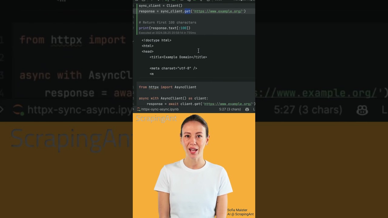 Master httpx: Sync vs Async Clients in Python! 🚀 #Python #httpx #codingtips  #coding #webscraping