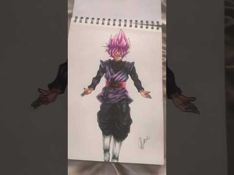 drawing goku black#gokublack #goku #dragonball #dragonballsuper #animedrawing #art