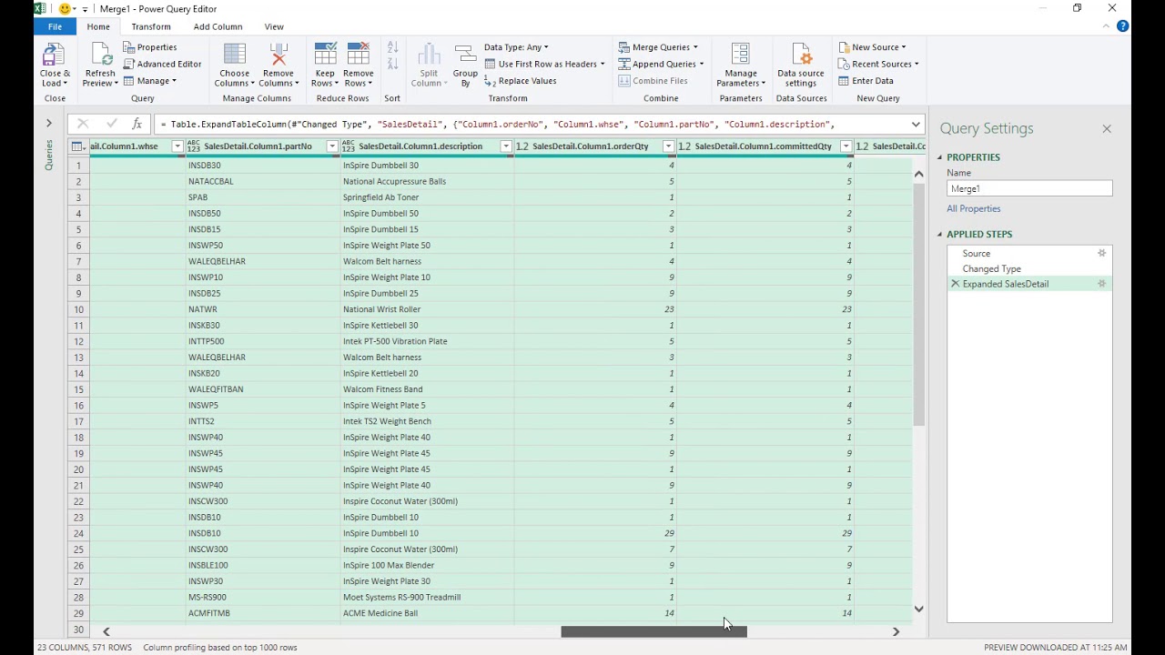 Connecting Spire and Excel