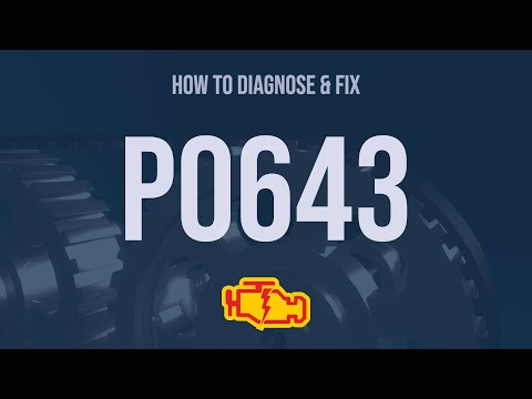 How to Diagnose and Fix P0643 Engine Code - OBD II Trouble Code Explain