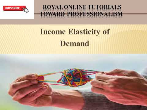 Microeconomics - What is the Income Elasticity of Demand?