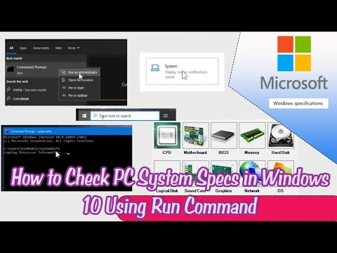 How to Check PC System Specs in Windows 10 Using Run Command