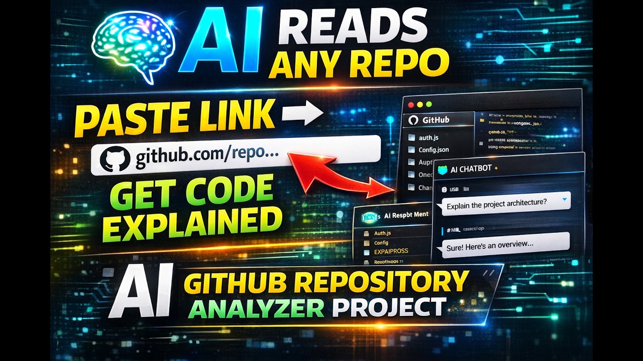 AI GitHub Repository Analyzer Project | React Node MongoDB | Code Explainer Tool |  #aiproject