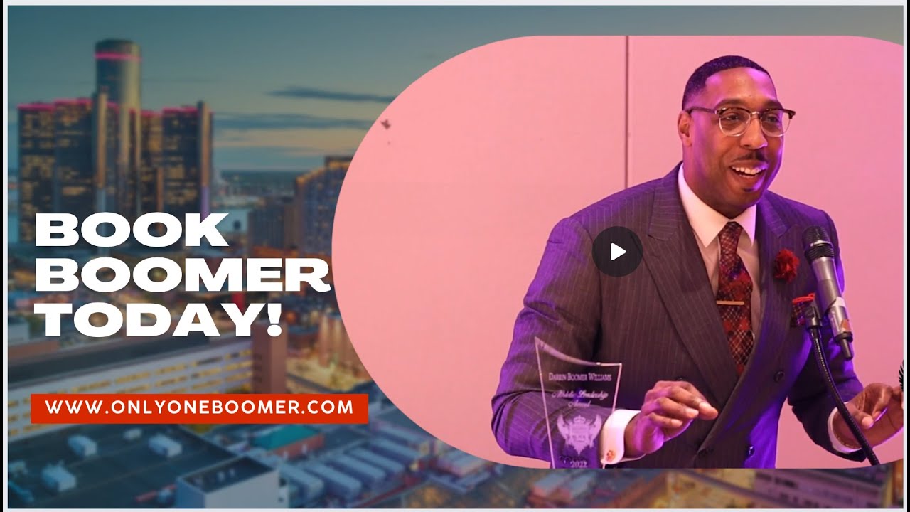 Hire Darrin "Boomer" Williams - Leadership/Success Speaker in Detroit ...