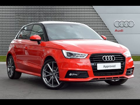 AUDI A1 SPORTBACK TFSI S LINE BLACK EDITION RED 2017
