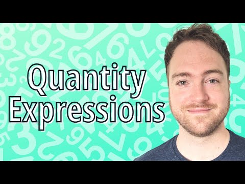 Learn Advanced Quantity Expressions in English - Expressions of Quantity