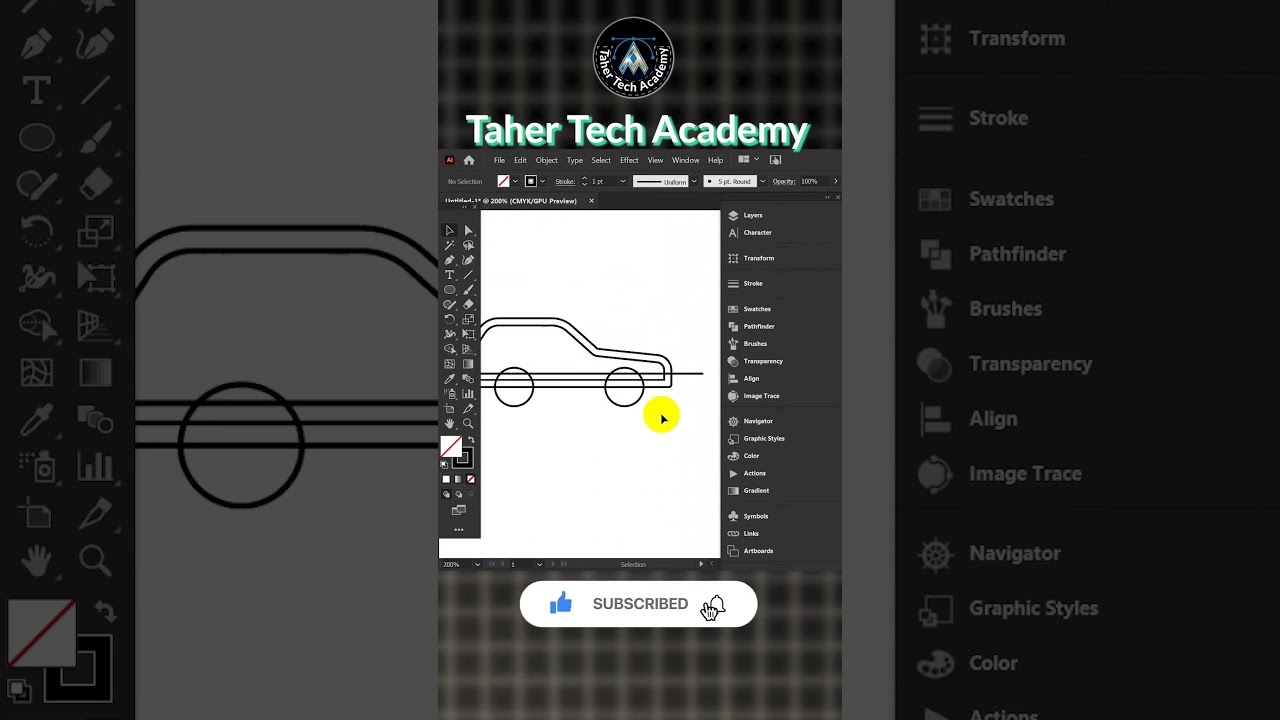 Flat Icon Design in Illustrato