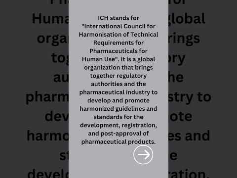 what is ICH ? #regulatory #pharmacology #regulatoryaffairs