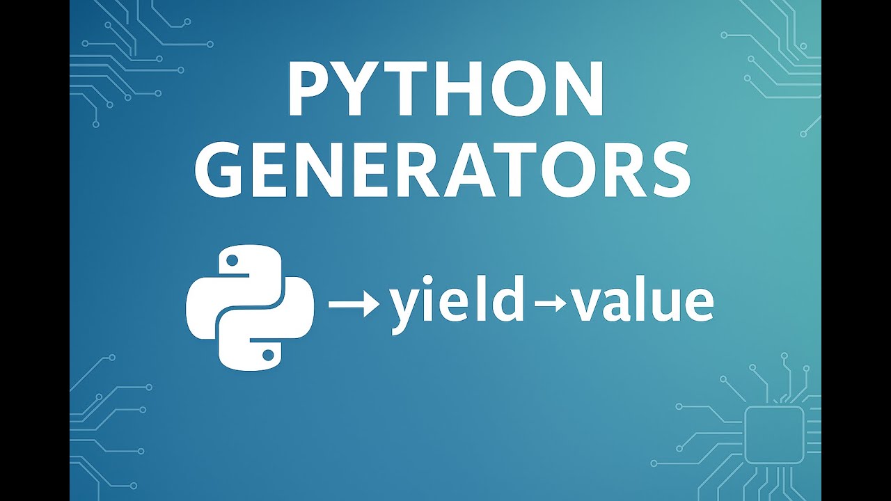 Python Generators Explained | yield, lazy evaluation, and efficient loops | Interview-Focused