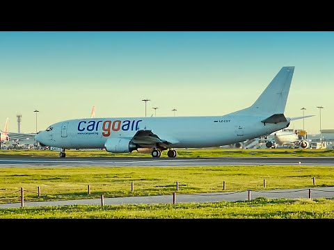 TAP Air Portugal, Vueling, Cargo Air —— flying around Lisbon.