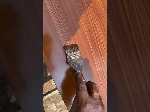 How To Create a Faux Wood Grain Finish #shorts