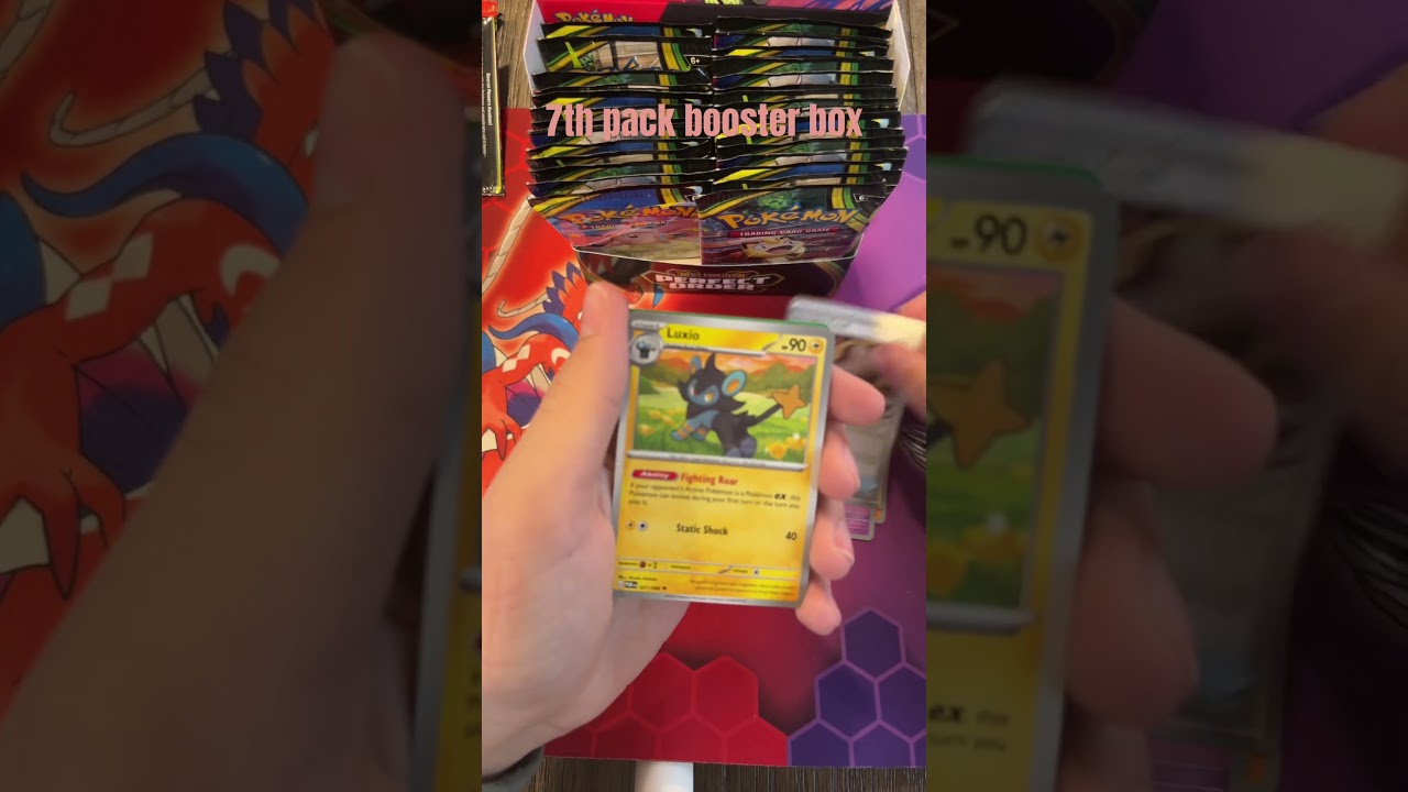 Will booster pack 7 be lucky 🍀?    #shorts #pokemon #perfectorder