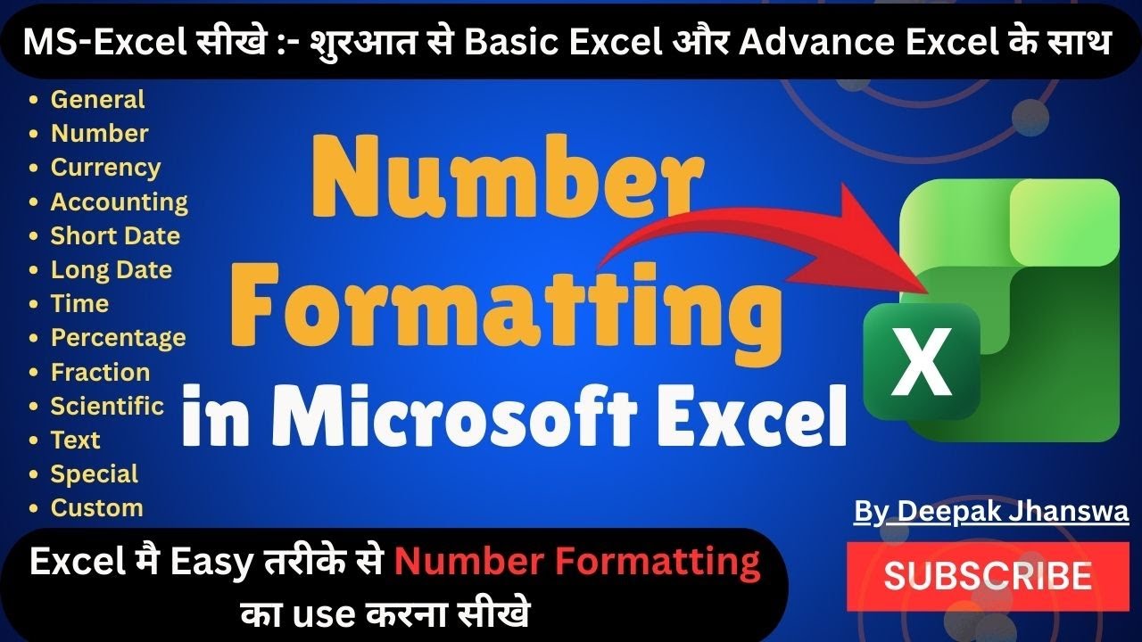 Excel Number Formatting Complete Guide | Custom Formats, Accounting & Tips (2026)