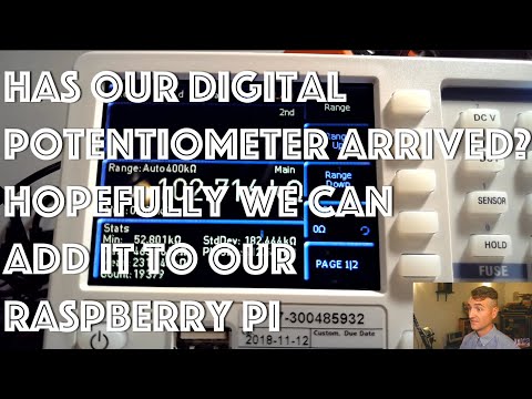 Our MCP42100 Digital Pot arrived! We use the magic of Python spidev to join it to a Raspberry PI