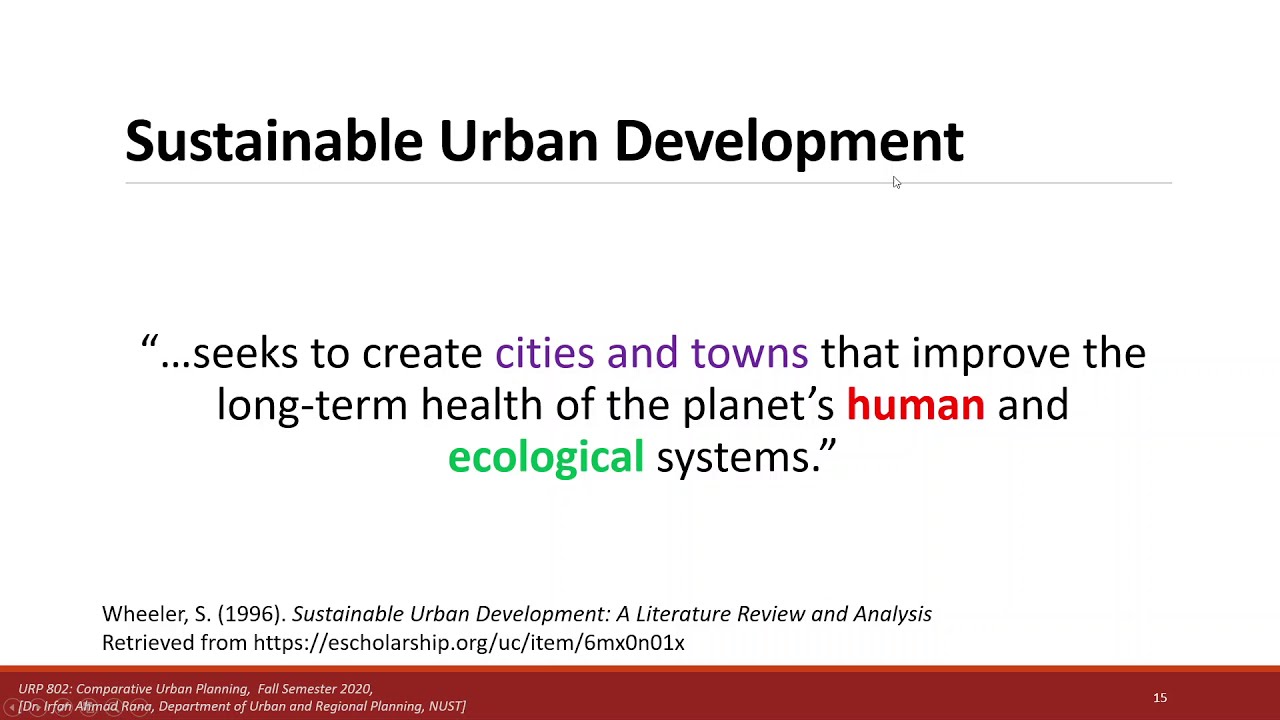 Lecture 4. Urban Growth and Management: Intro to Urbanization, Urban Growth and Sprawl (Sect I)