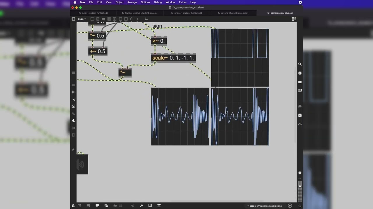 Compressor & Limiter in Max/MSP — Tutorial
