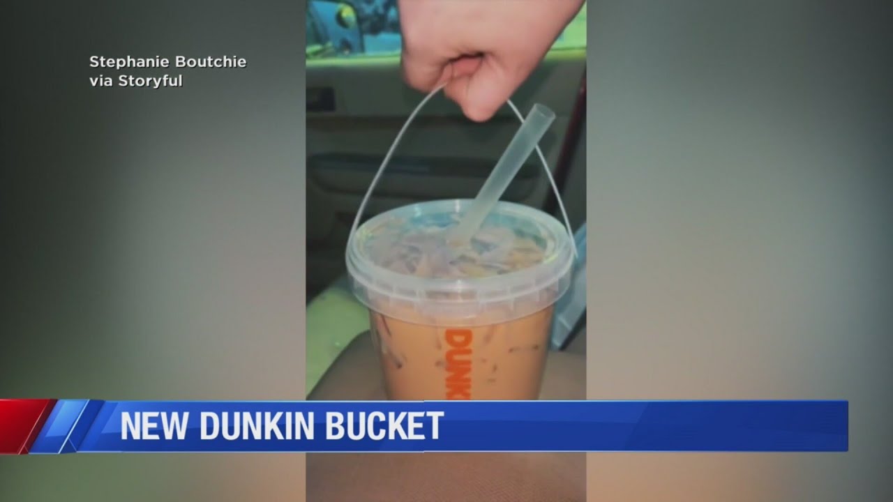 Dunkin’ selling 48-ounce buckets of iced coffee