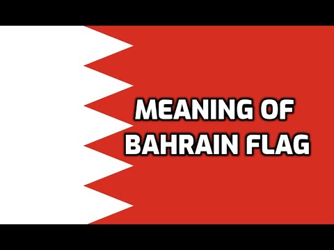 Meaning of Bahrain Flag