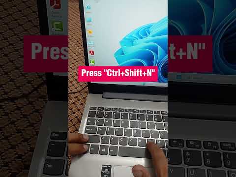 Simple TRICK to Create NEW Folder using Keyboard Quickly
