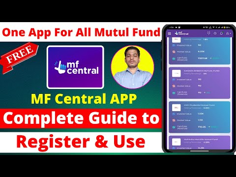 MF Central App Me Registration Kaise Kare? | Full Guide to Use MF Central 2025 ✅