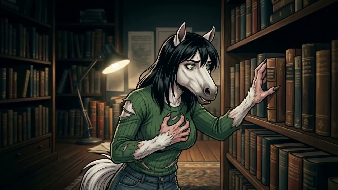 Human to Horse TF 🐎 | The Cursed Library Book