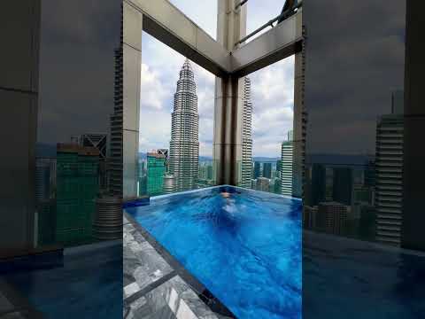 Best Airbnb with beautiful pool view of Petronas Twin Towers