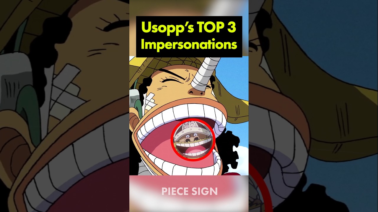 Usopp's Top 3 funniest impersonations