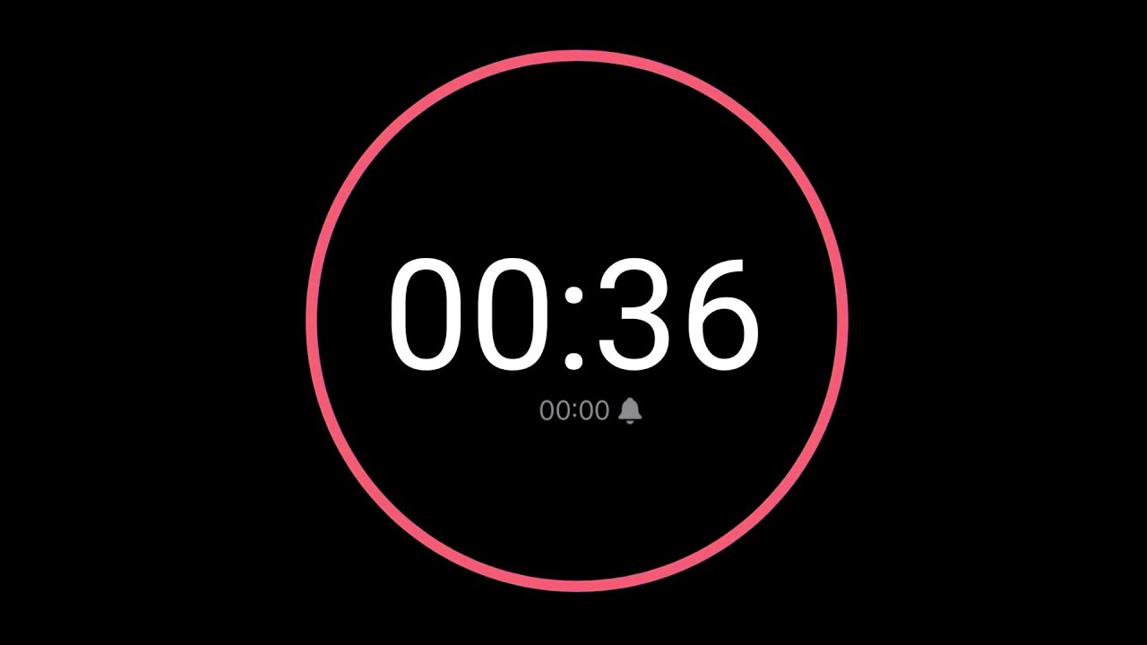 36 Second Countdown Timer / iPhone Timer Style