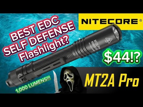 Nitecore MT2A Pro Flashlight Review THIS IS THE BEST EDC FLASHLIGHT 1,000 Lumen Slim Penlight 2X AA
