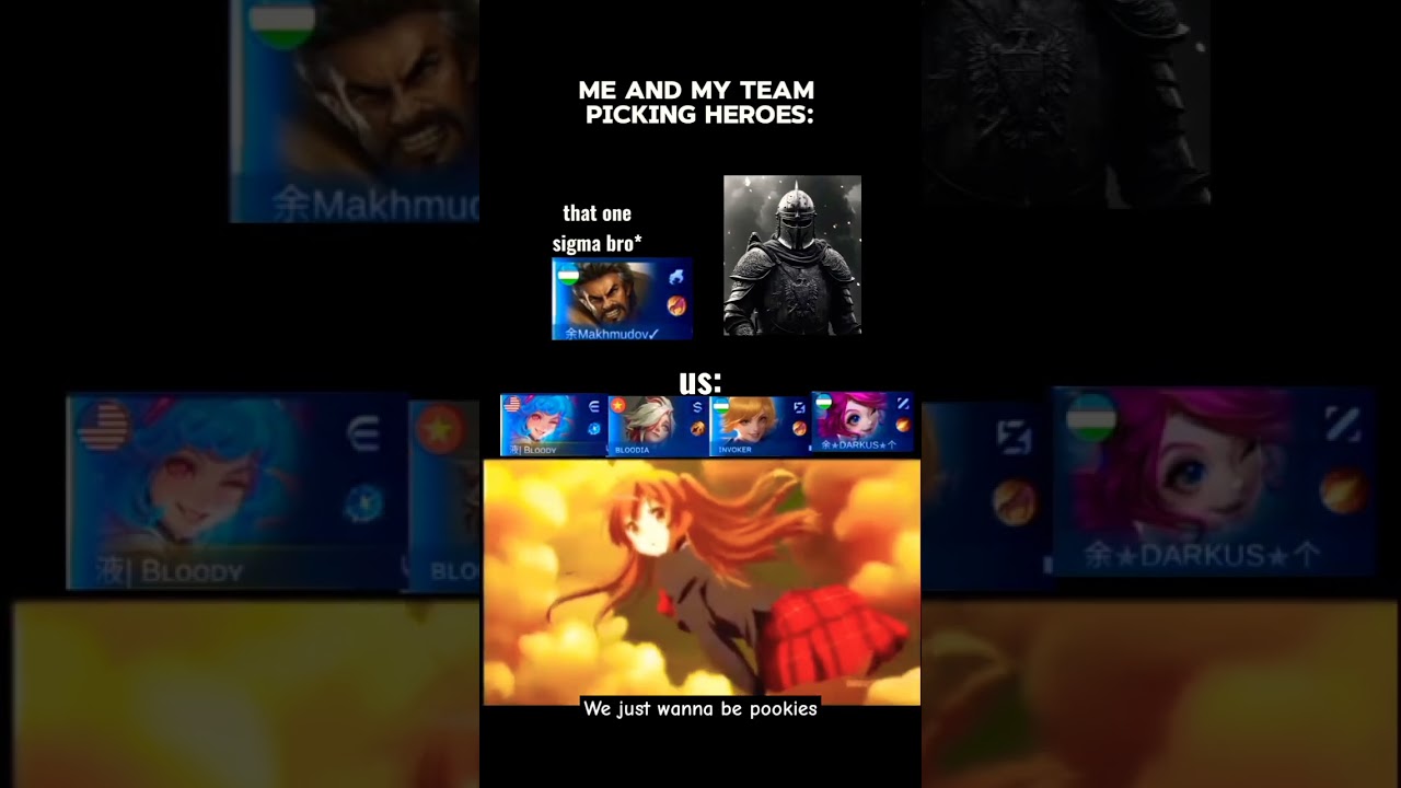 Our mlbb team be like 😗 : #mobilelegends #gaming #viralshorts