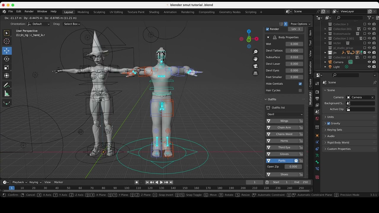 Pose Mode Smutbase Models