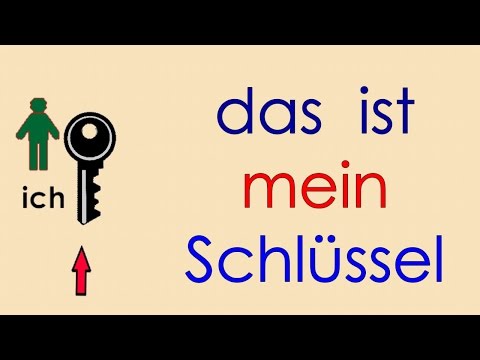 Deutsch lernen Grammatik 9: der - ein - kein - mein - dein ...