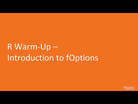 Learn Quantitative Finance with R R Warm Up – Introduction to fOptions | packtpub com - Mind Luster