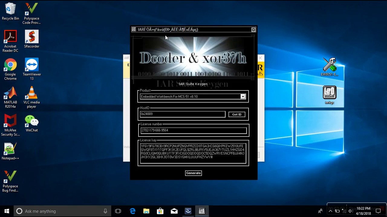 IAR Embedded Workbench 8051 Installations